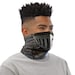 Black Knight Armor Face Mask & Chainmail Realistic Design Neck Gaiter ...