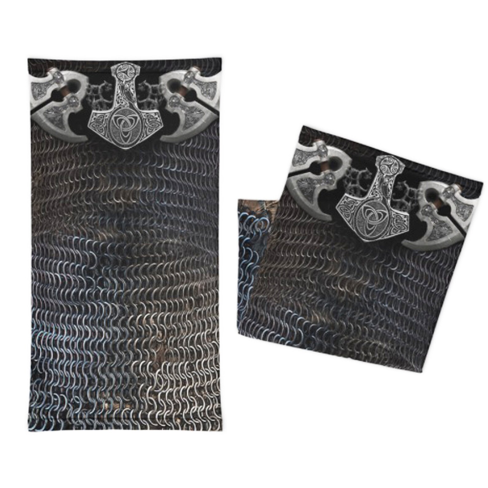 Viking Armor Face Mask Mjolnir Thor's Hammer Face Mask - Etsy