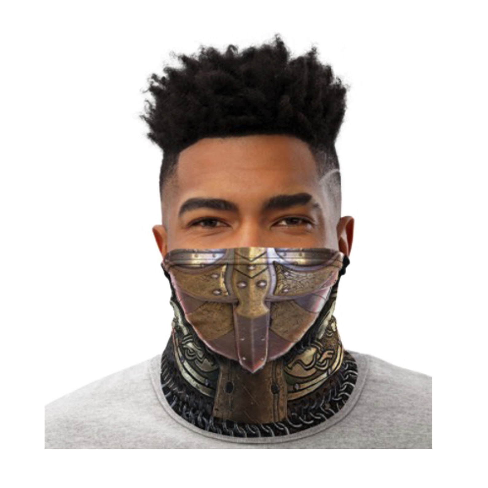 Vikings Chainmail Copper Armor Pattern Realistic Design Neck | Etsy