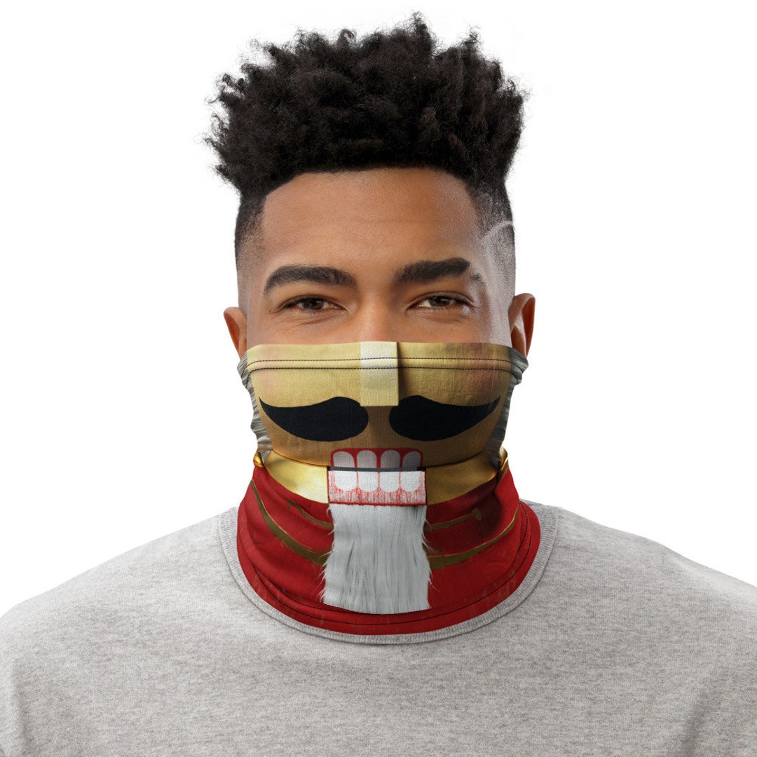Nutcracker Face Mask | Christmas Face Mask - Neck Gaiter - Etsy