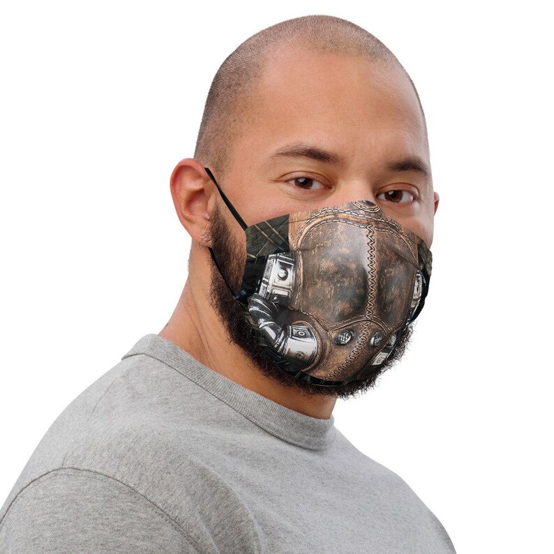 Steampunk Face Mask PREMIUM Face Mask 3D Realistic Design - Etsy