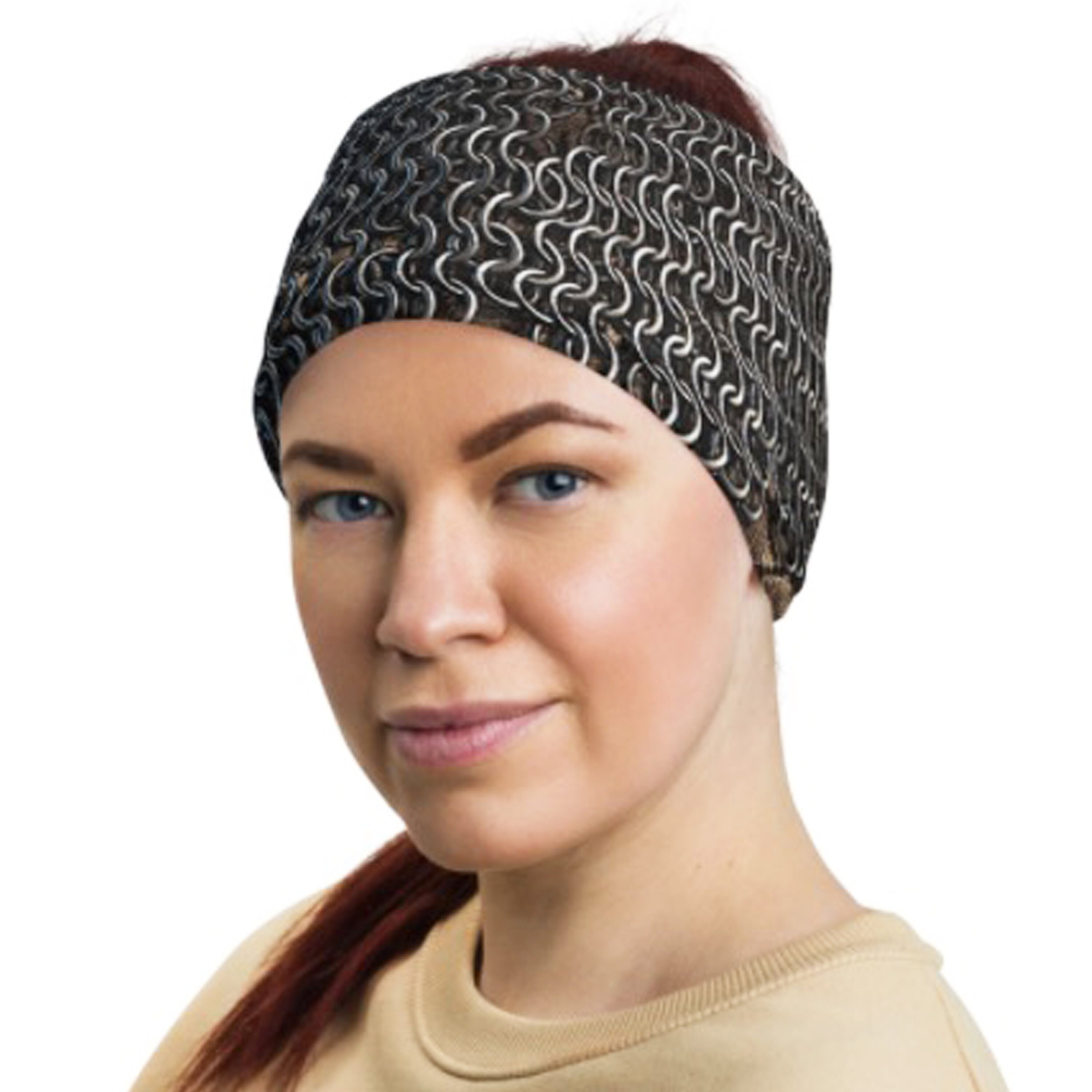 Shadow Knight Armor Face Mask & Chainmail Realistic Design | Etsy