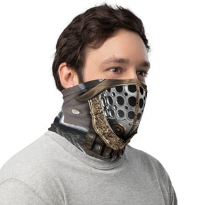 Roman Gladiator Helmet Armor Realistic Design Neck Gaiter, Washable ...