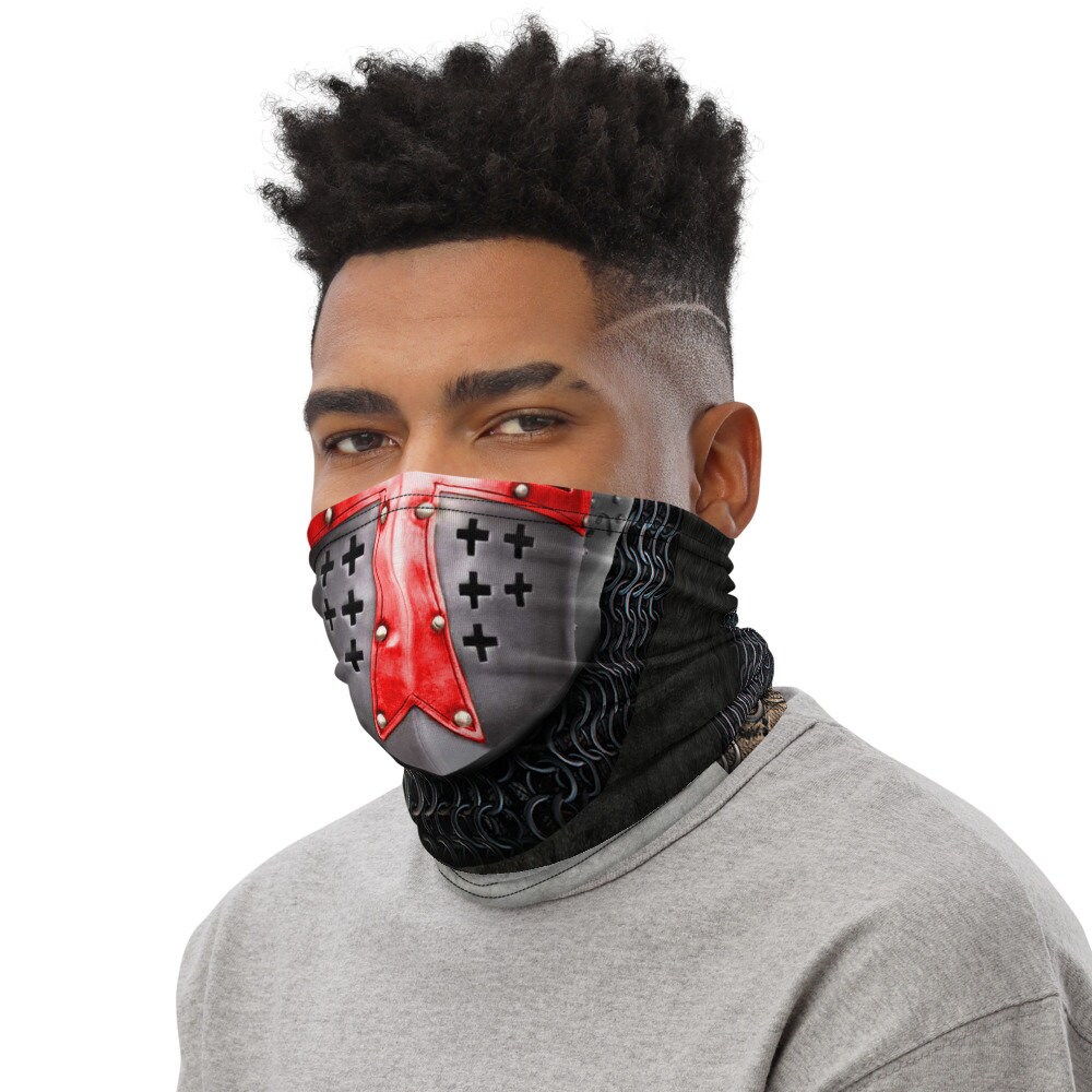 Templar Face Mask Knight Face Mask Armor Face Mask Neck | Etsy