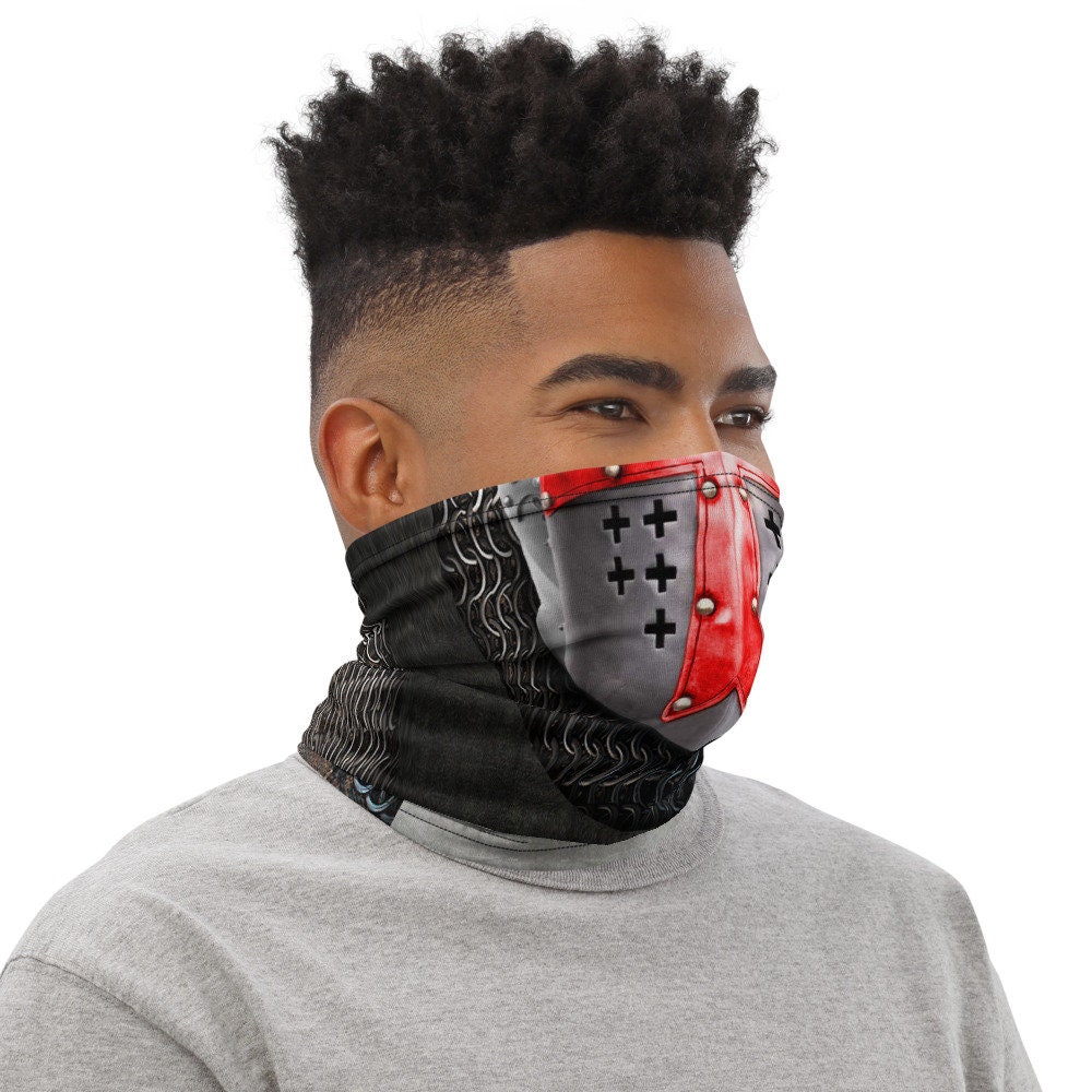 Templar Face Mask Knight Face Mask Armor Face Mask Neck | Etsy