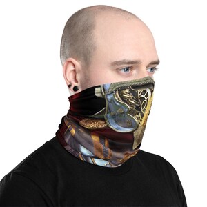 Roman Centurion Soldier Helmet Armor Realistic Design Neck Gaiter ...