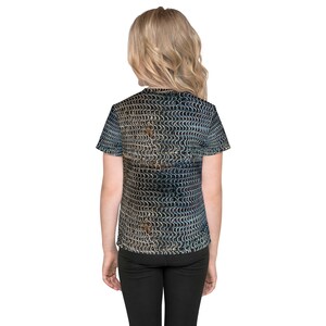 Knight Chainmail Armor 3D Realistic Kids Crew Neck T-shirt - Etsy