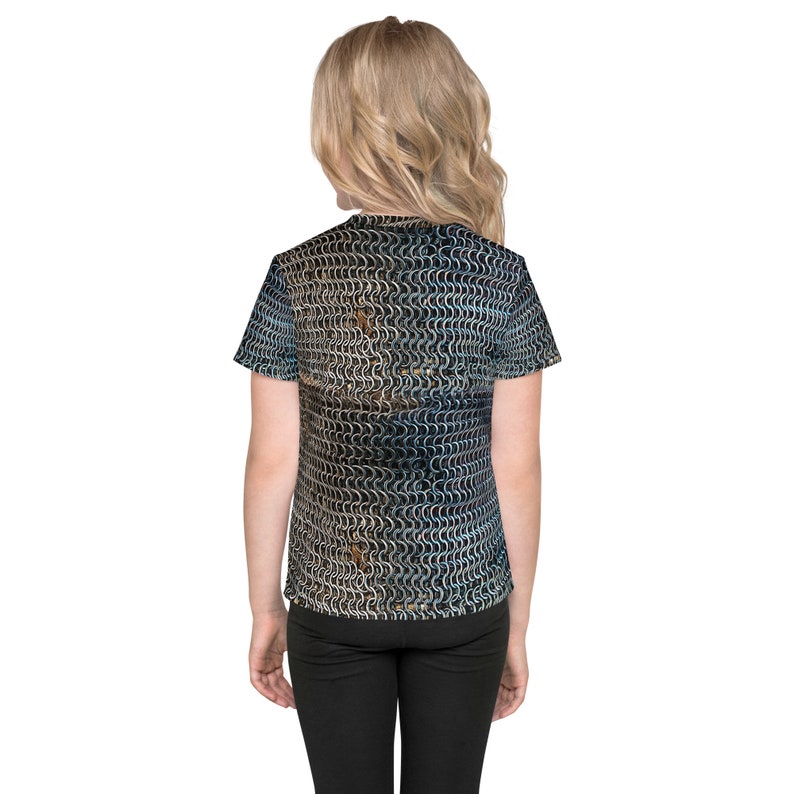 Knight Chainmail Armor 3D Realistic Kids Crew Neck T-shirt - Etsy