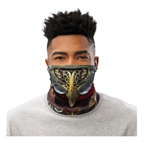 Roman Centurion Soldier Helmet Armor Realistic Design Neck Gaiter ...