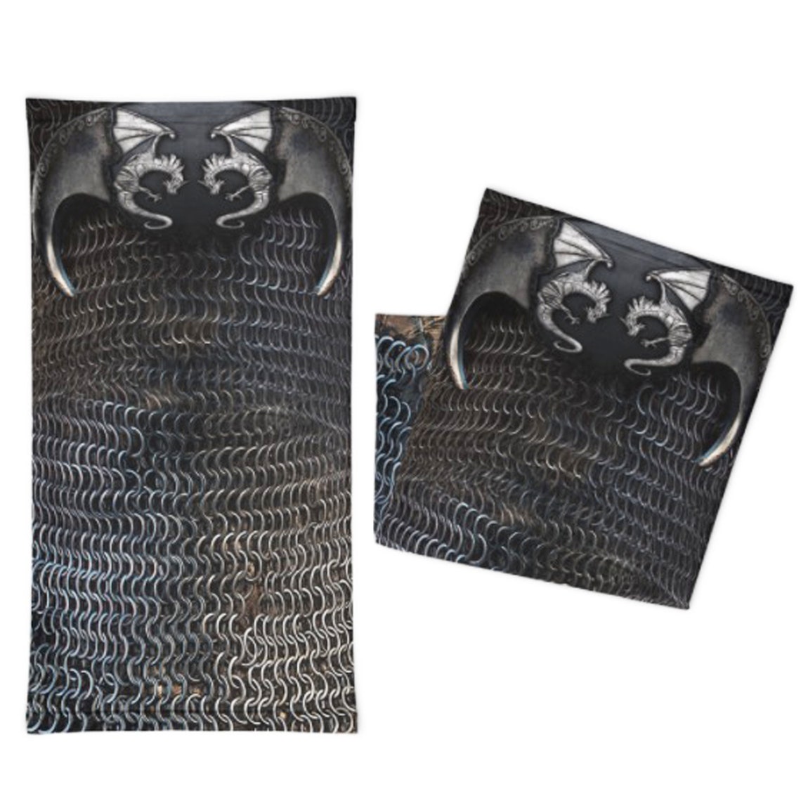 Dragon Armor Face Mask Dragon Slayer Neck Gaiter Washable | Etsy
