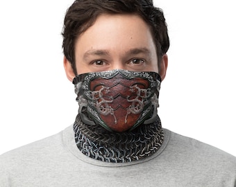 Chainmail Armor Face Mask Neck Gaiter | Etsy