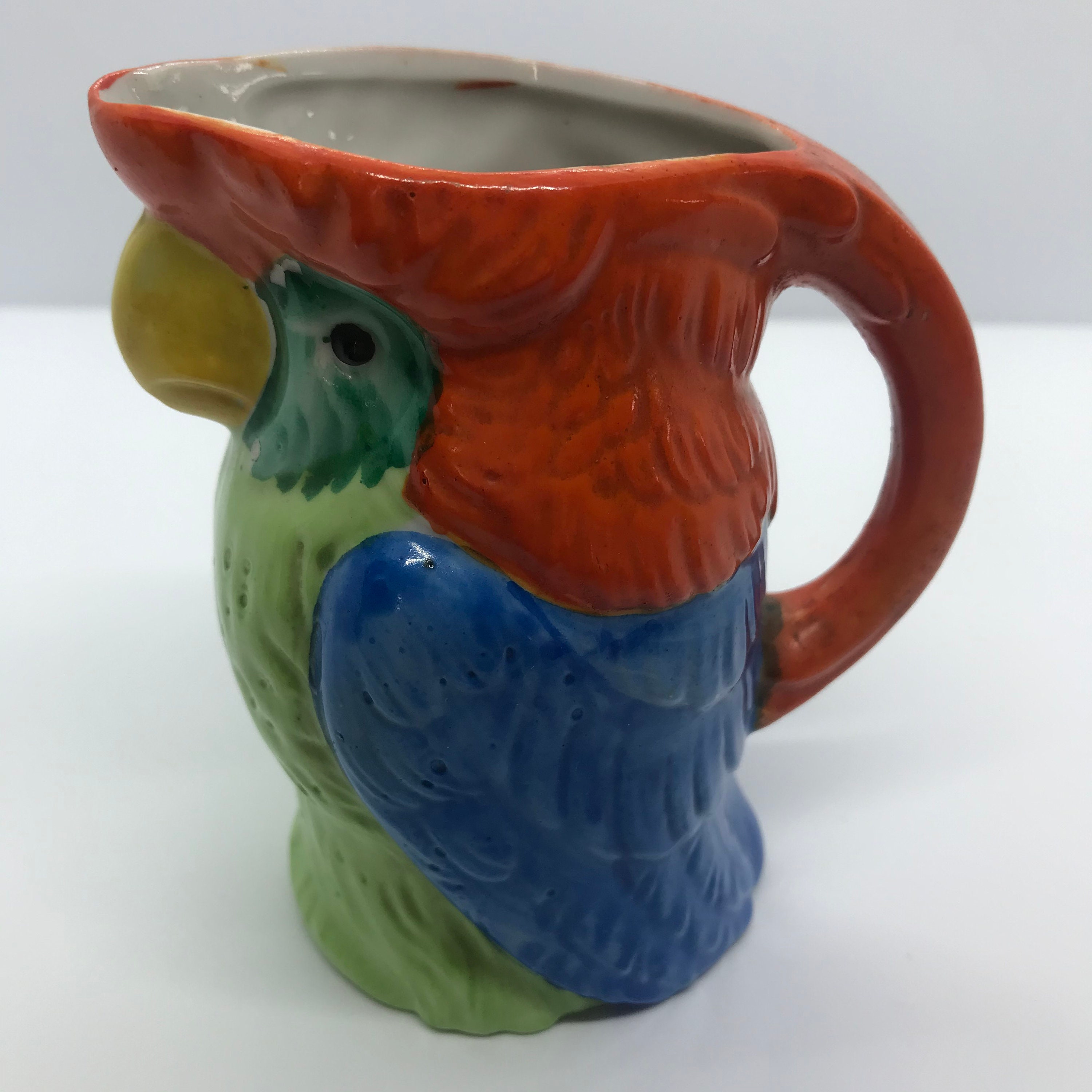 Vintage Red Macaw Parrot Jug Made in Japan Art Deco - Etsy Australia