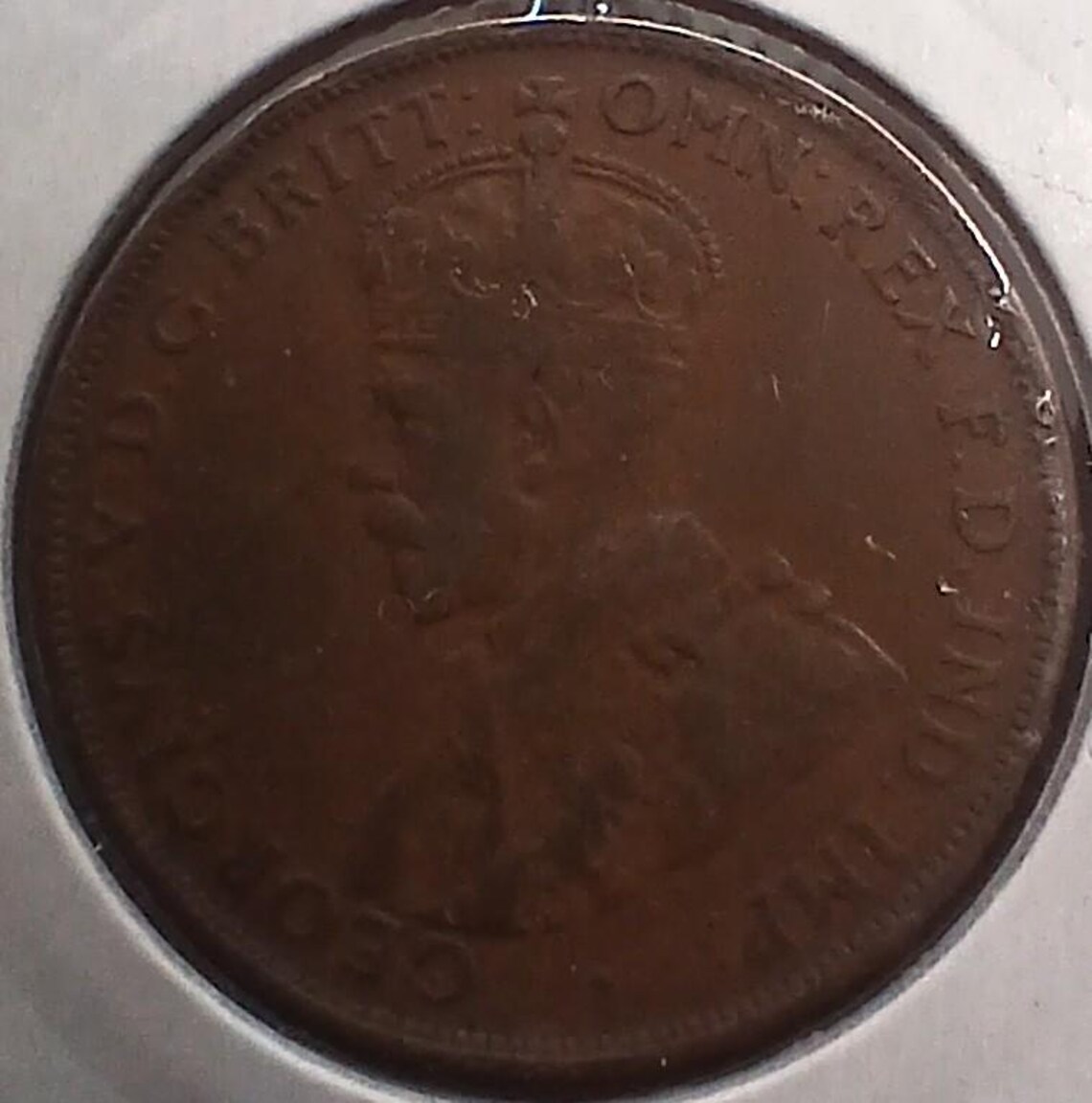 Rare AUSTRALIAN PENNY 1925 Fine+ 6 Pearls A Nice Example - Etsy