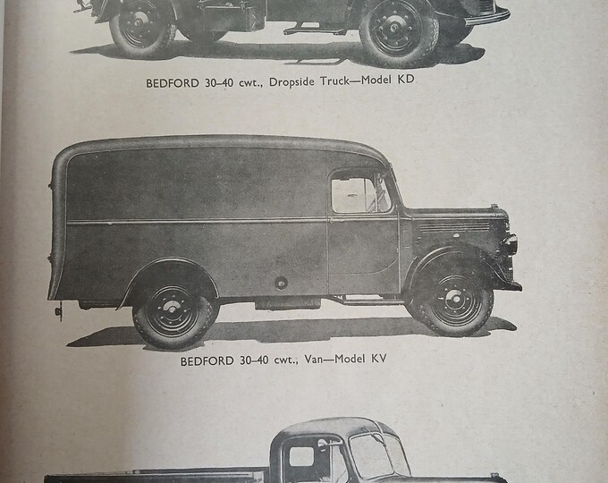 BEDFORD Truck SHOP Manual Models K M & O - Etsy