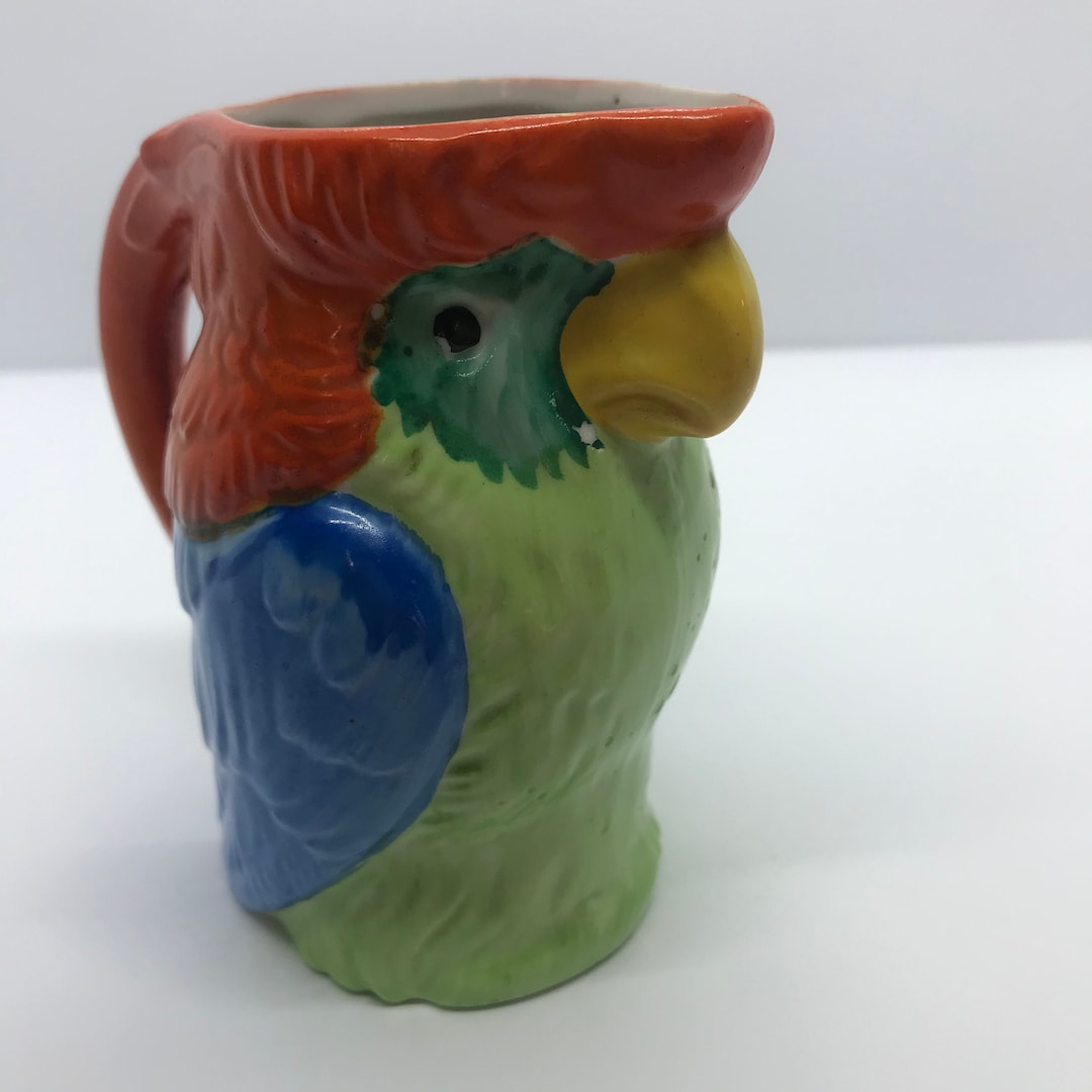 Vintage Red Macaw Parrot Jug Made in Japan Art Deco - Etsy Australia