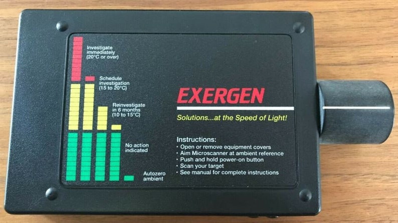 EXERGEN Microscanner Electrical inspection infrared heat | Etsy