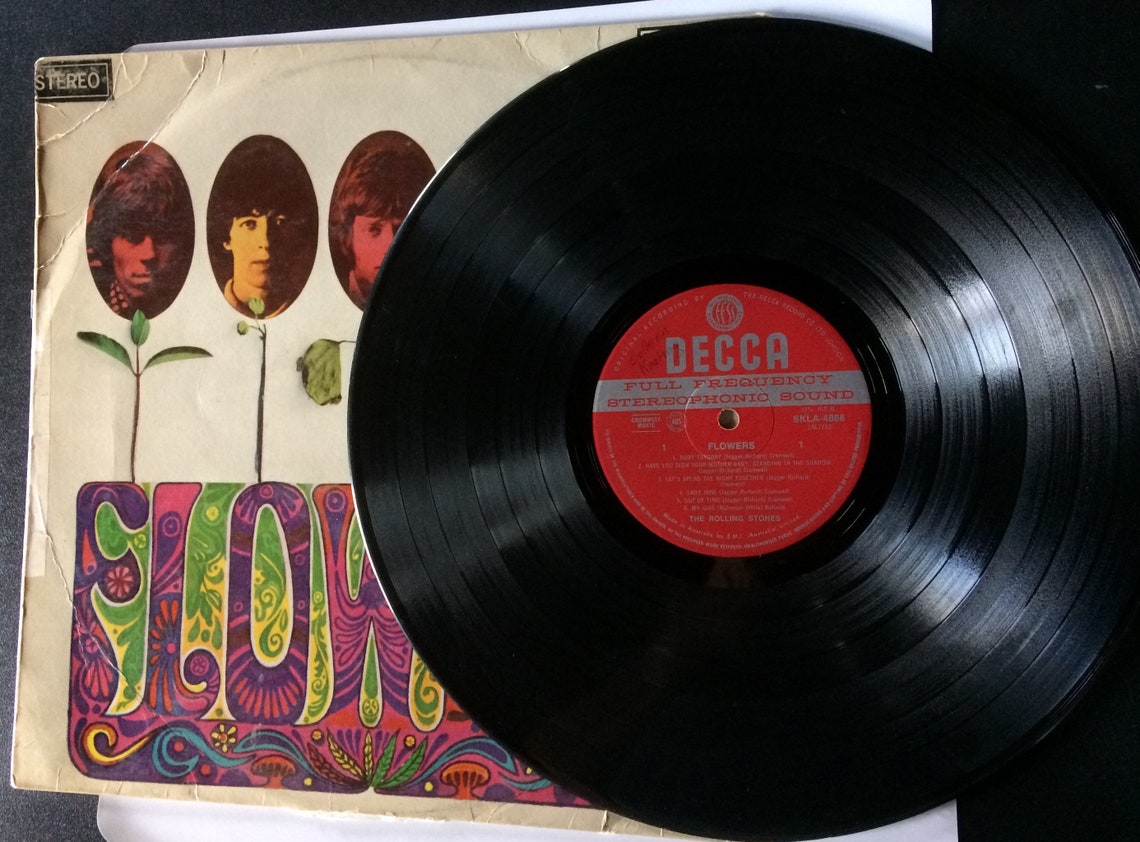 The Rolling Stones Second Album - FLOWERS Decca 1967 Vinyl LP - Etsy