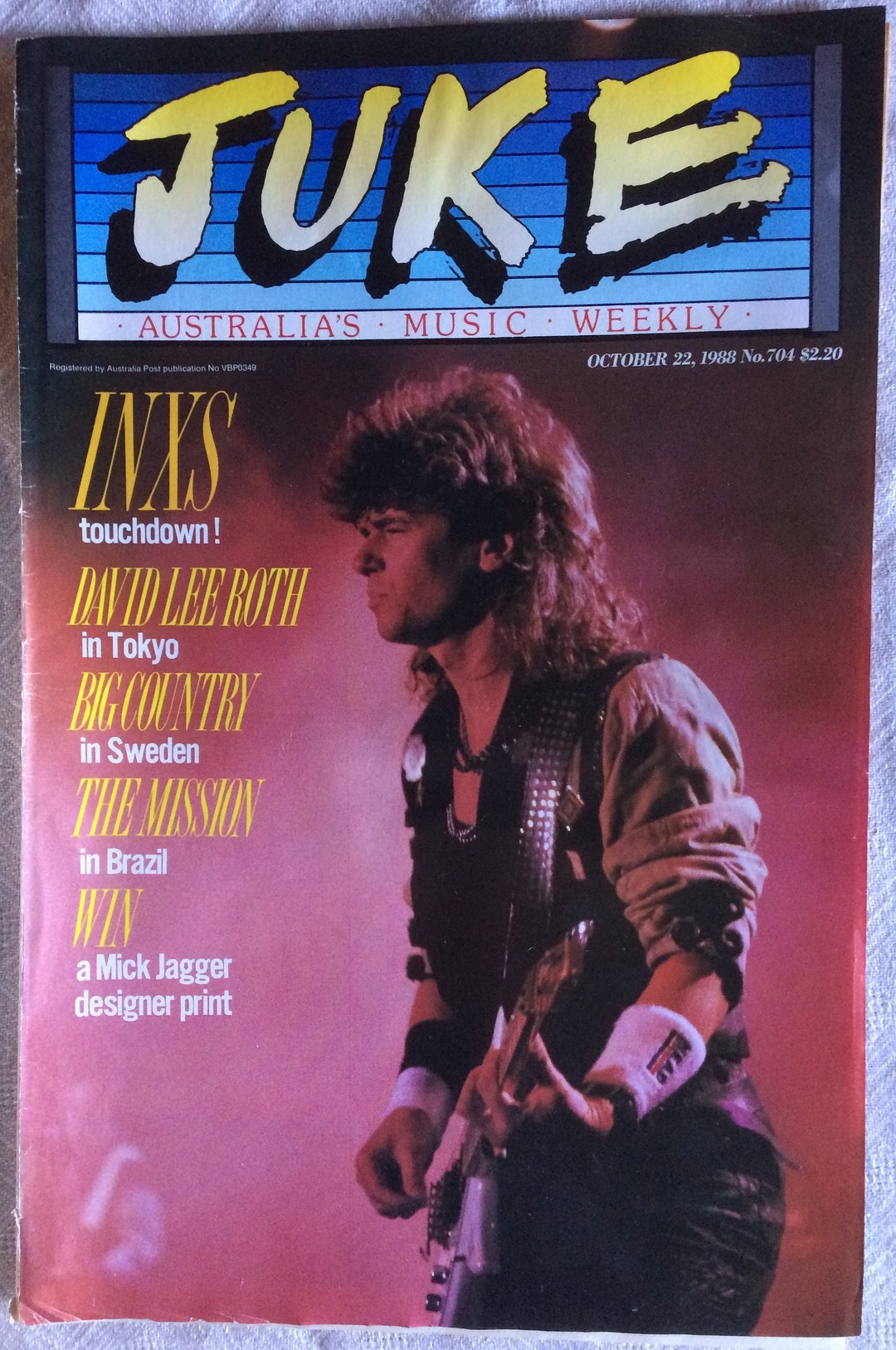JUKE Music INXS Magazine Australian 1980's EX Cond - Etsy
