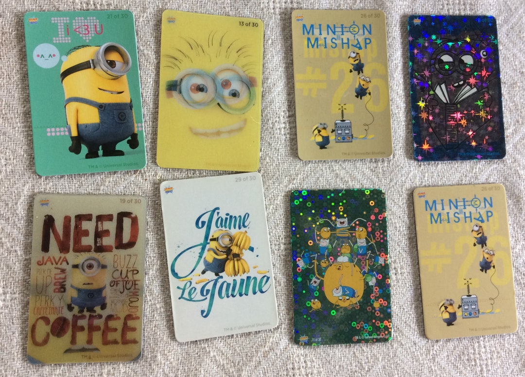 Vintage Fridge Magnets Despicable Me Minion X8 - Etsy