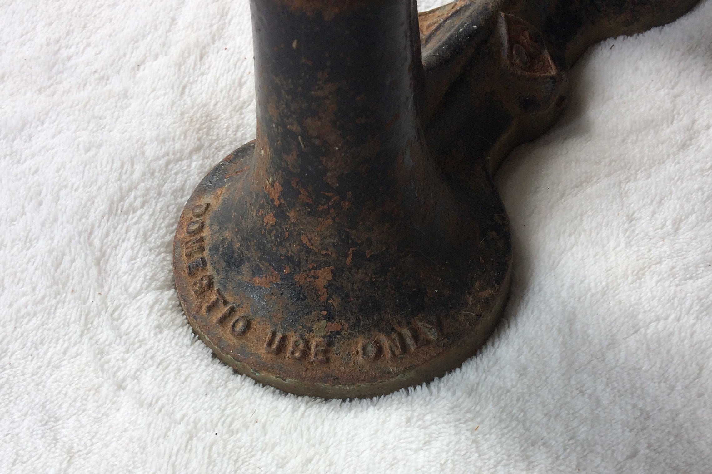 Antique Cast Iron OK Balance Scales - 'domestic Use Only' With Imperial ...