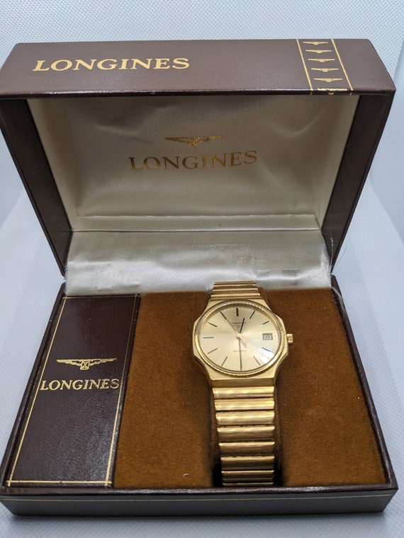 Vintage LONGINES Gents Watch 1979 Swiss-Made Quartz W… - Gem