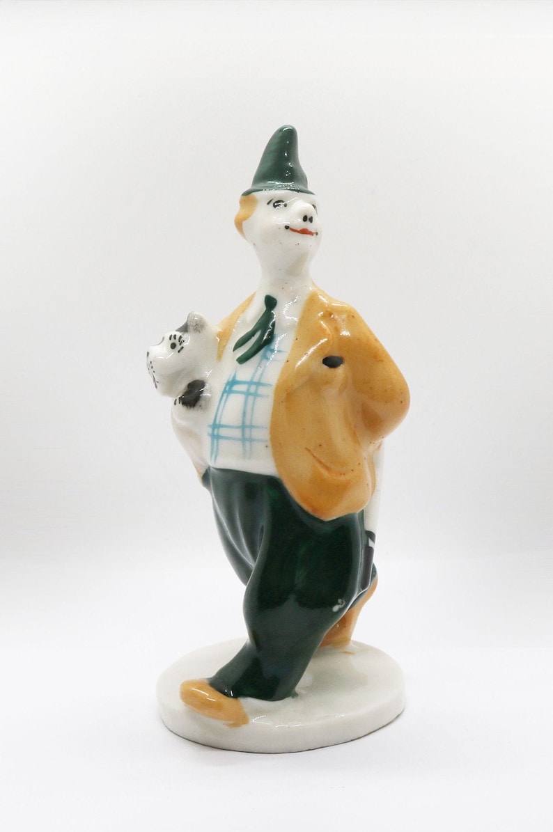 USSR Porcelain 1950's Karandash Clown Leningrad Progress Factory - Etsy