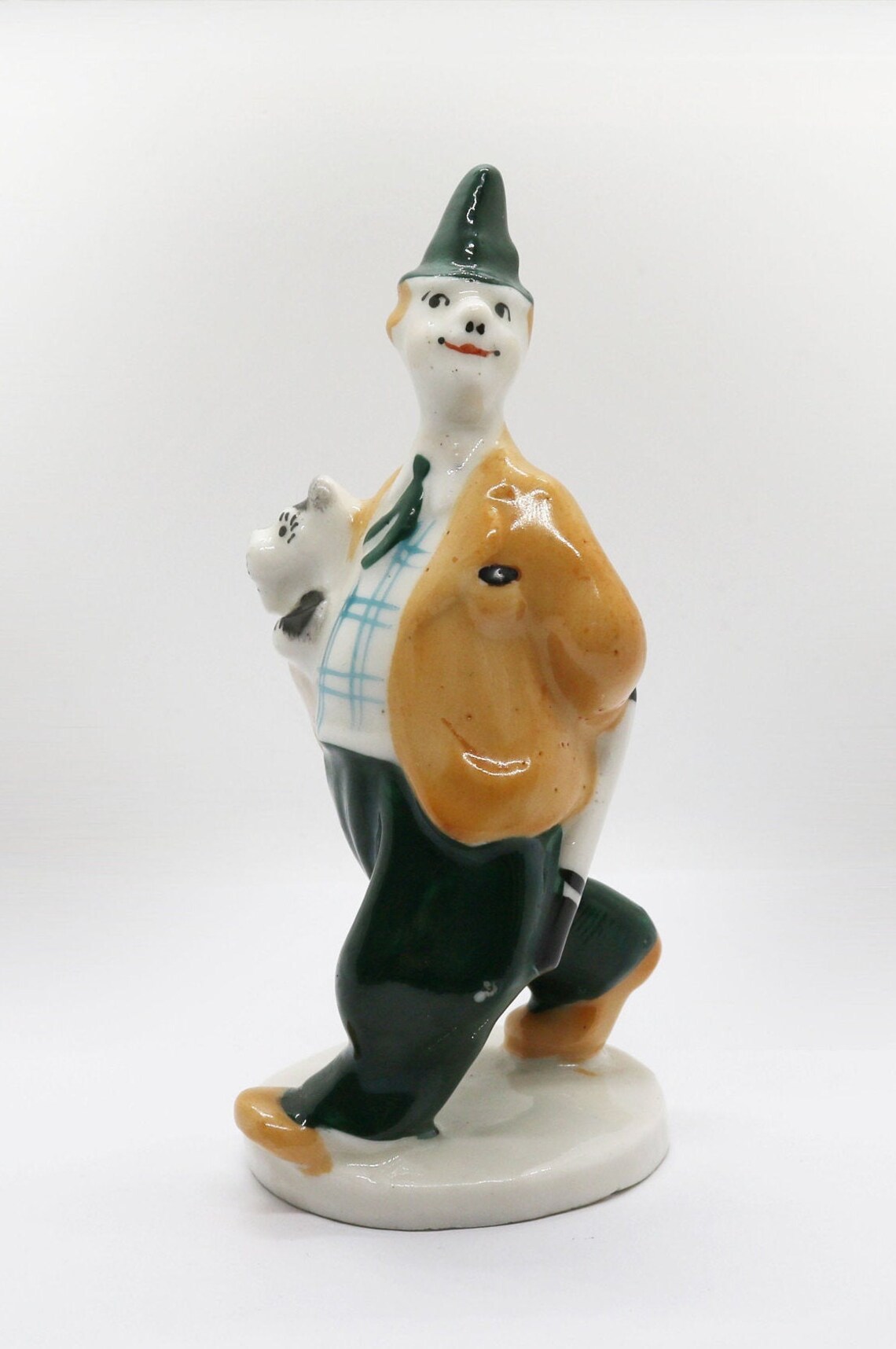 USSR Porcelain 1950's Karandash Clown Leningrad Progress Factory - Etsy