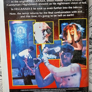 Vintage Clamshell VHS 'HELLRAISER III' 1993 Horror Pal - Etsy