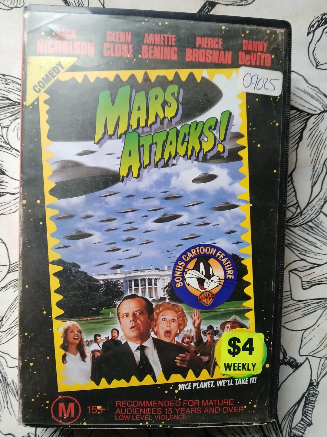 Vintage Big Box VHS 'MARS ATTACKS' 1996 Science Fiction Cult Pal - Etsy