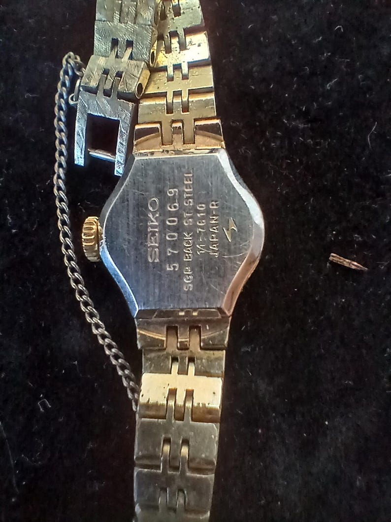 Vintage SEIKO Ladies Wind-up Cocktail Watch, Gold-plated Band, 1970s - Etsy