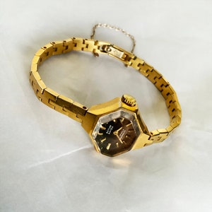 Vintage DATUM-DATEX Ladies Watch 1970s Wind-up 17 Jewel Swiss Incabloc ...