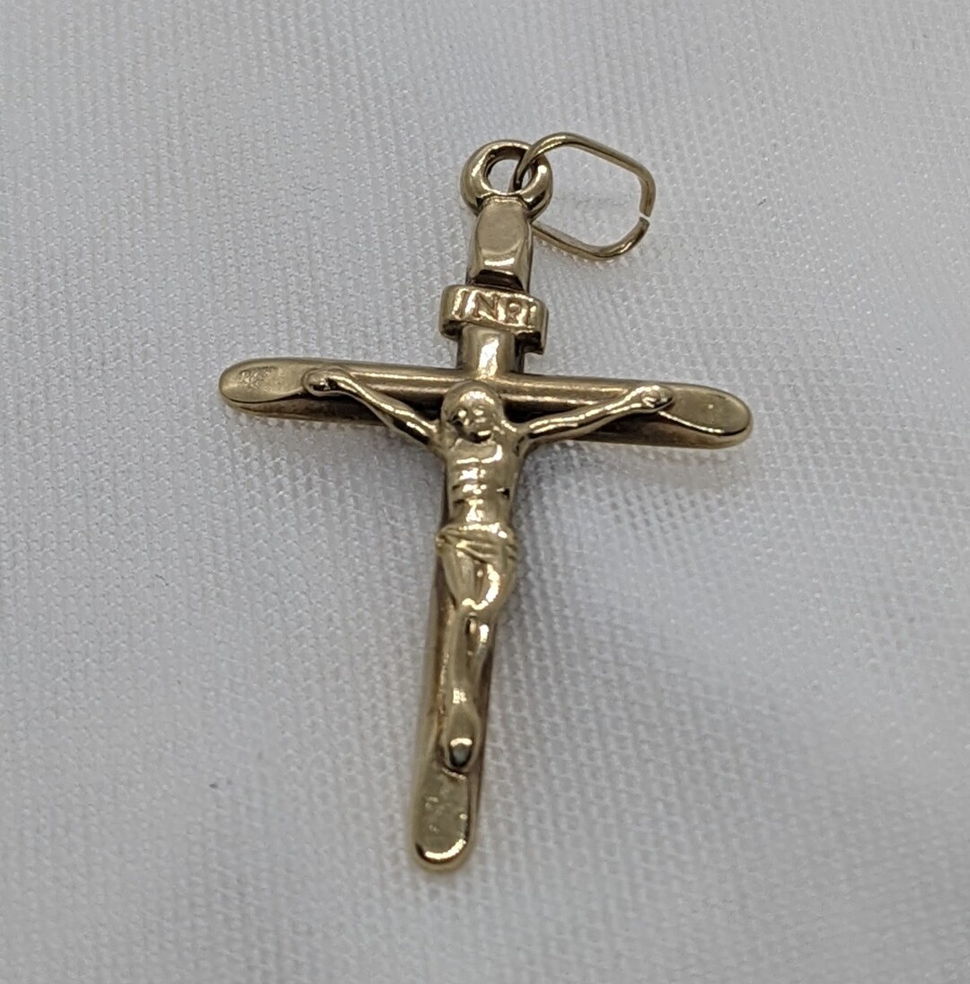 9ct Gold Cross - Etsy