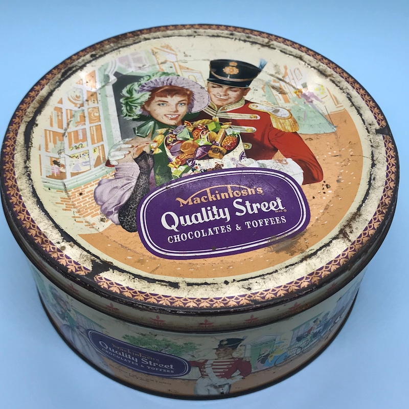 Vintage Quality Street Tin - Etsy UK
