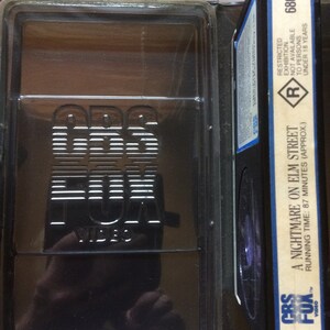 Rare Vintage CLAMSHELL BETAMAX Classic 'A Nightmare on Elm Street' 1984 ...