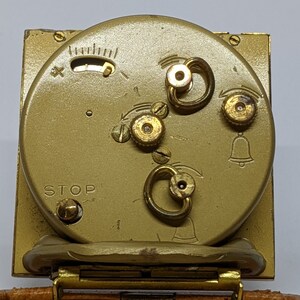 Vintage EMES 1950's Small Wind-up Travel Clock Made in Germany Working ...