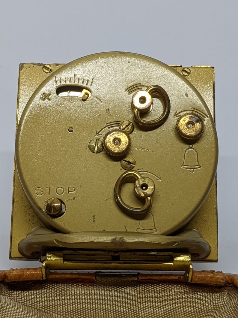 Vintage EMES 1950's Small Wind-up Travel Clock Made in - Etsy