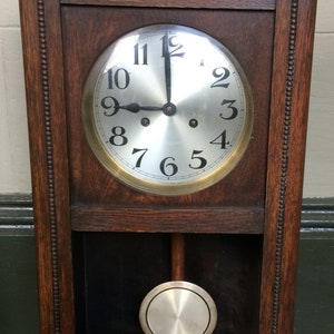 CHIMING Wall Clock Art Deco 1920's - 30's Working - Etsy