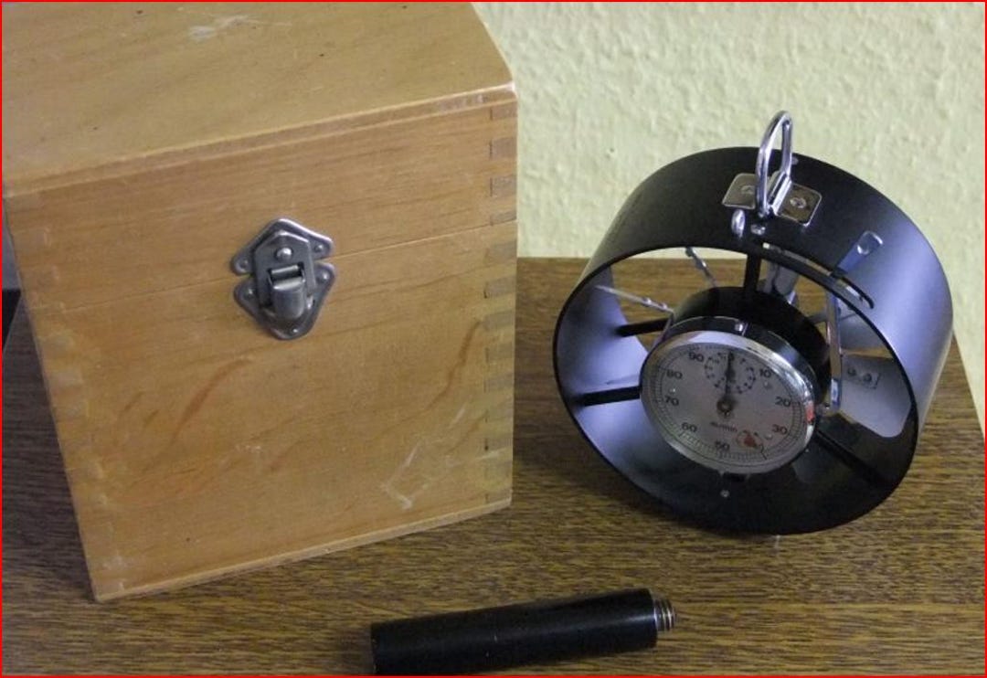 Anemometer LAMBRECHT 1405a M/min Mechanical Made in West Germany 1980's ...