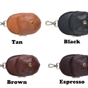 Baseball Cap Leather Coin Purse Baseball Hat Small Leather - Etsy