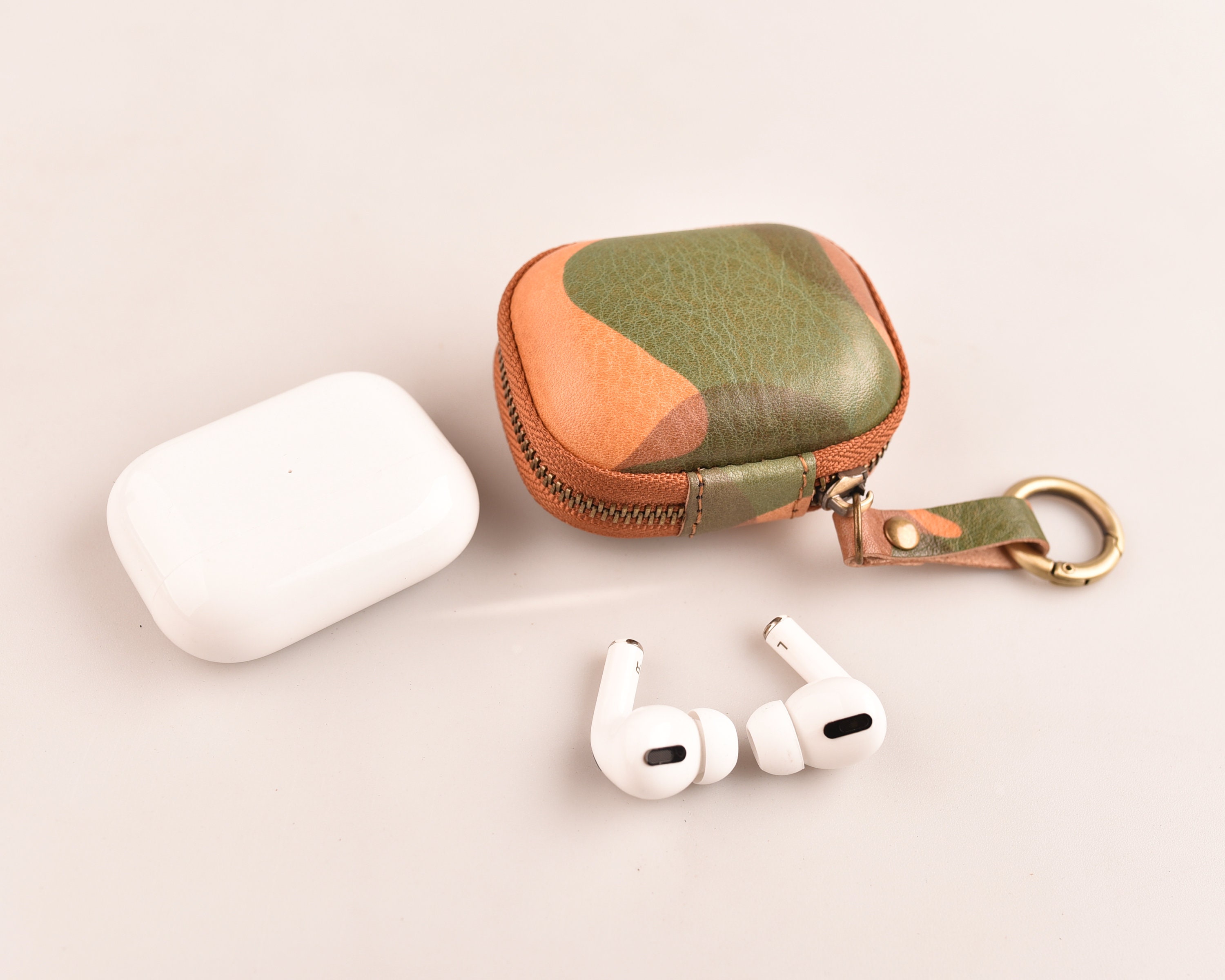 Leather AirPod Cases Leather Airpods Case Earbud Holder Headphone ...