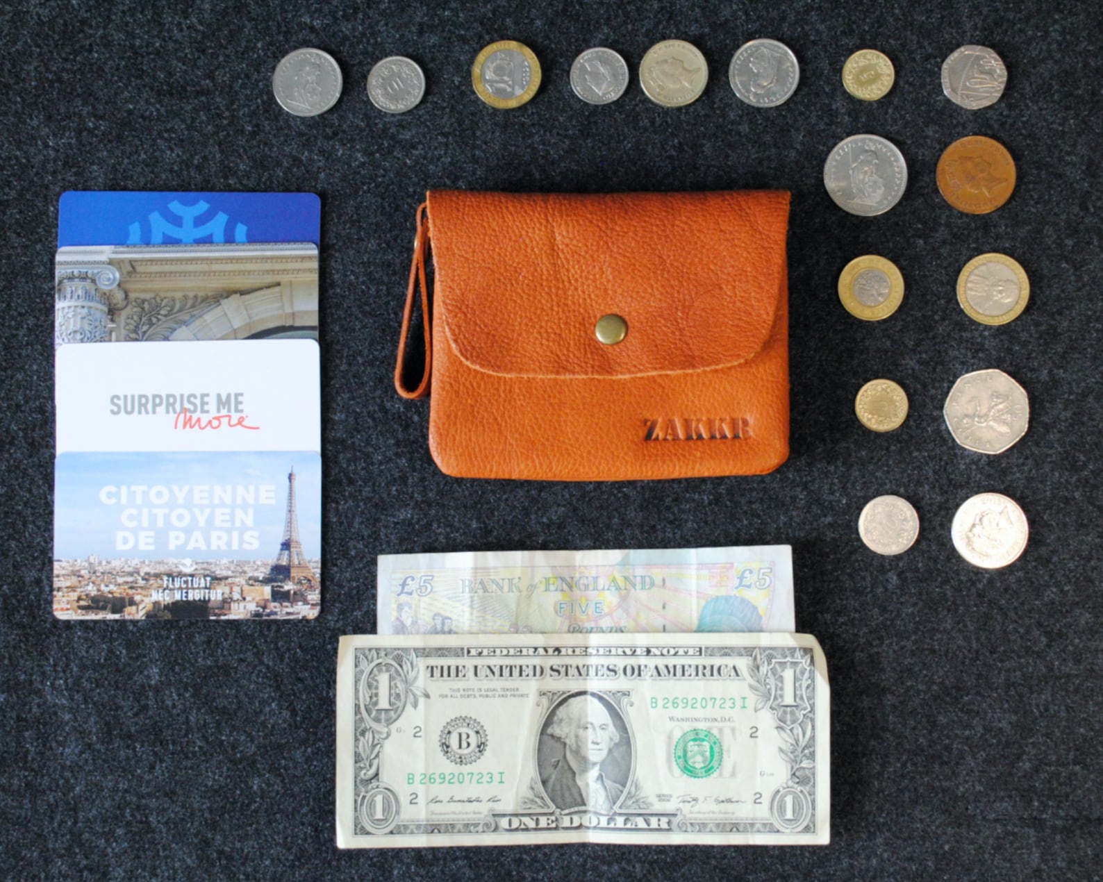 Small Leather Pouch Minimalist Wallet Womens Leather Coin - Etsy