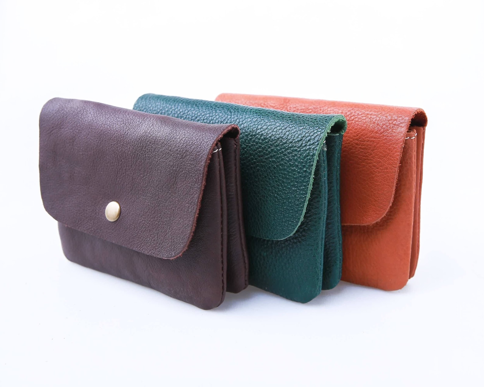 Small Leather Pouch Minimalist Wallet Womens Leather Coin - Etsy