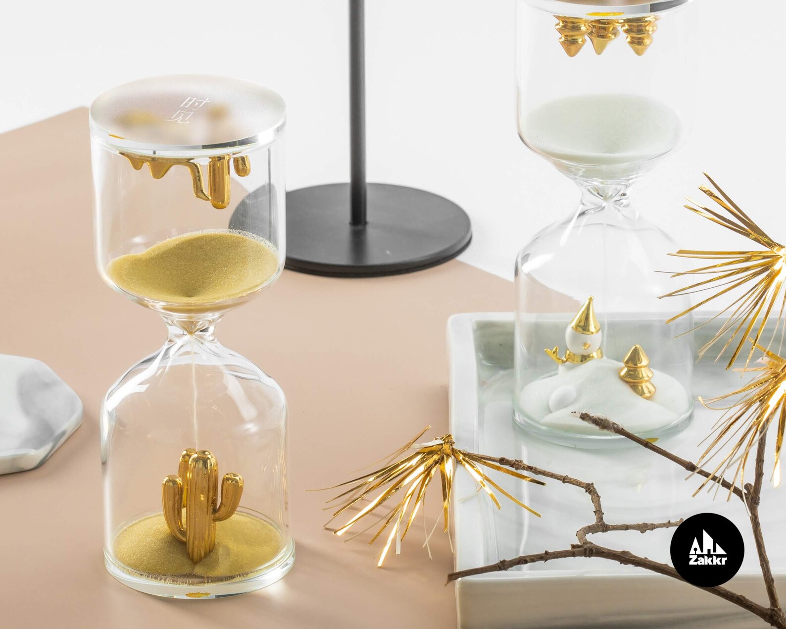 Hourglass Timer Christmas Ornaments Gift Sand Clock Deco Noel - Etsy