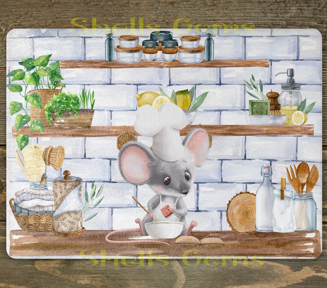 Little Mouse A4 Sized Chopping Board - Etsy UK