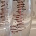 Stem Glittered Champagne Glasses Set of 6 - Etsy