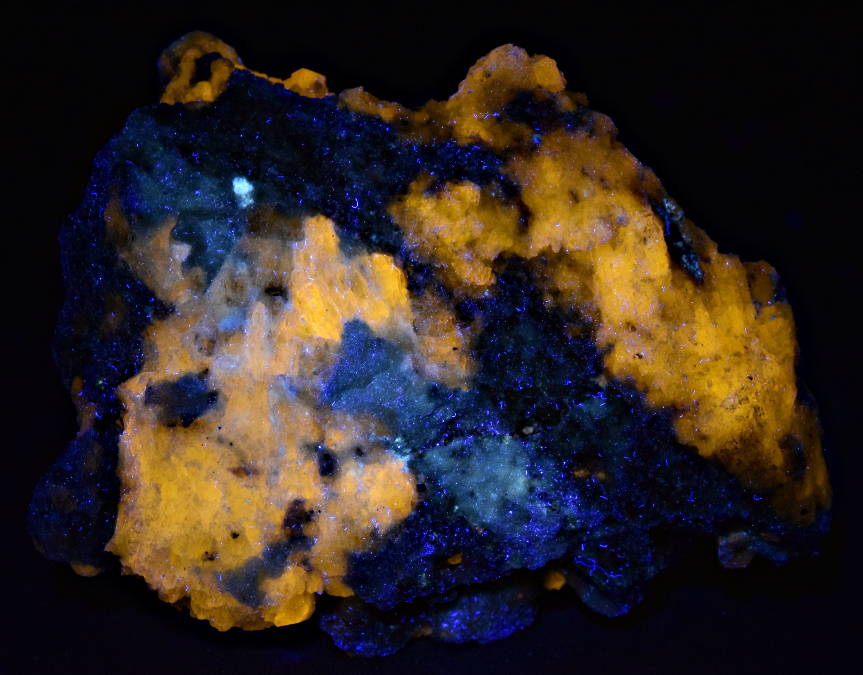 498 Gram Fluorescent Marialite Scapolite Crystal Specimen Combined With ...