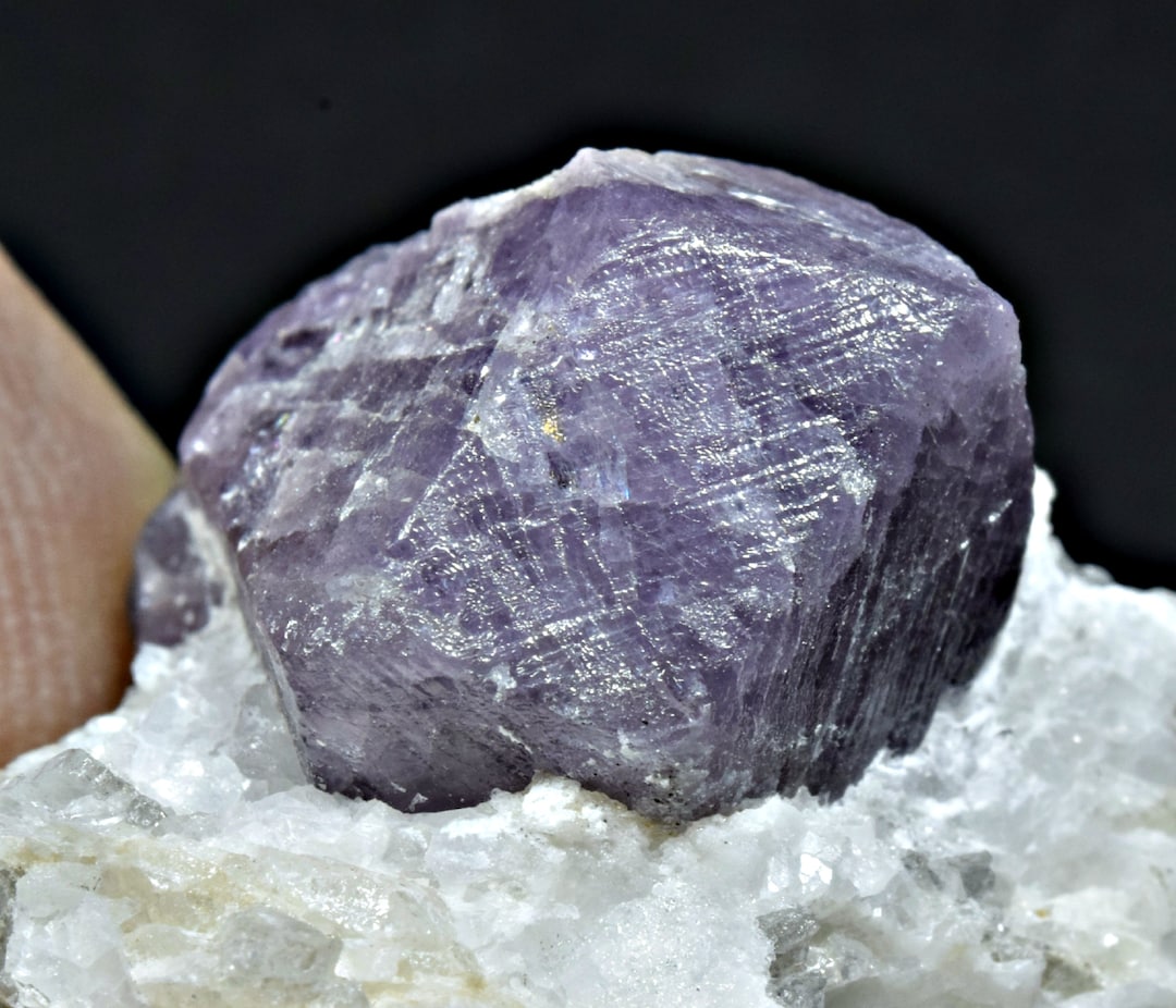 116 Carat Fluorescent Purple Spinel Crystal Specimen From Badakhshan ...