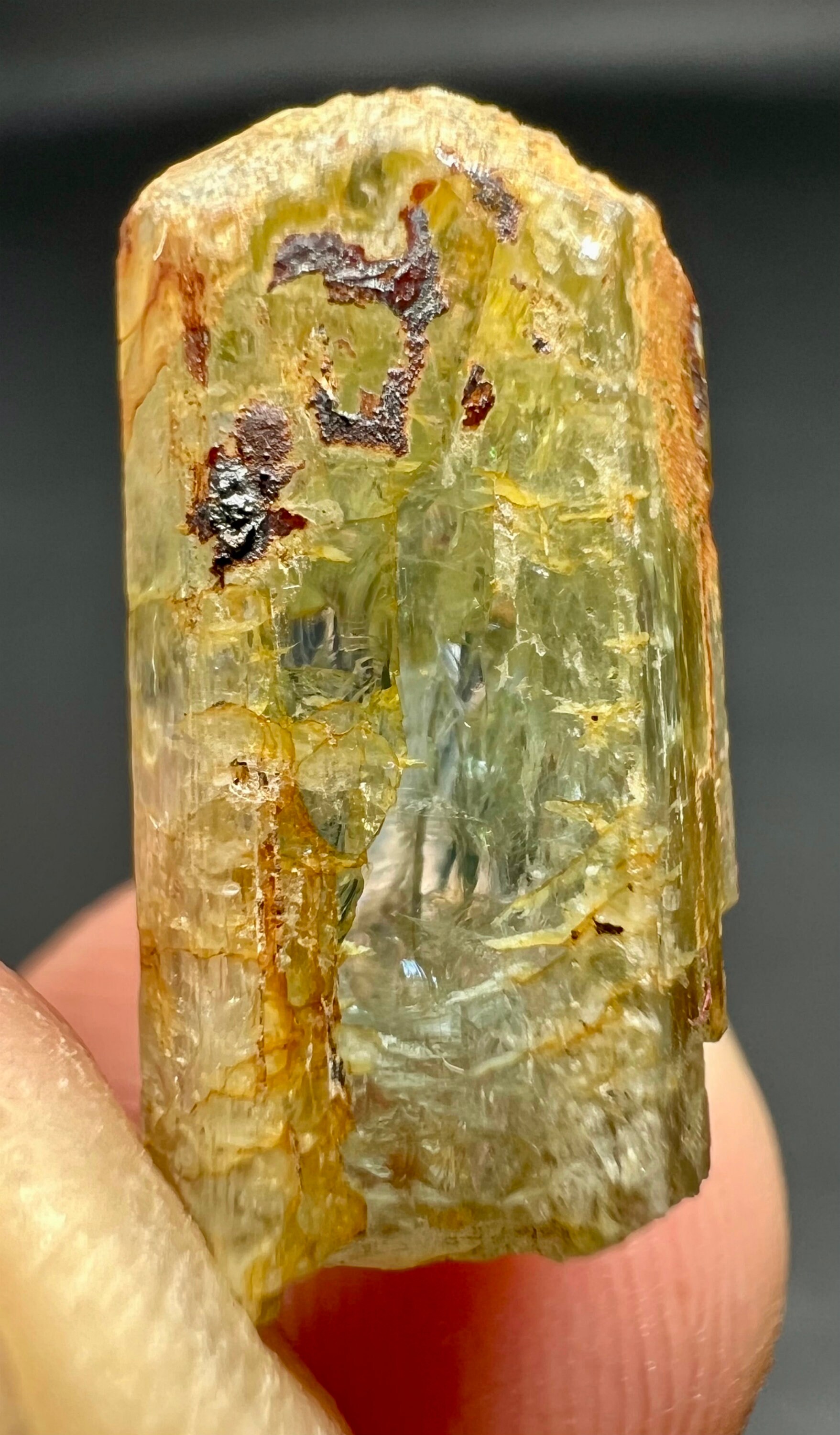 11 Carat Fluorapatite Crystal With Willemite From Kunar Afghanistan - Etsy