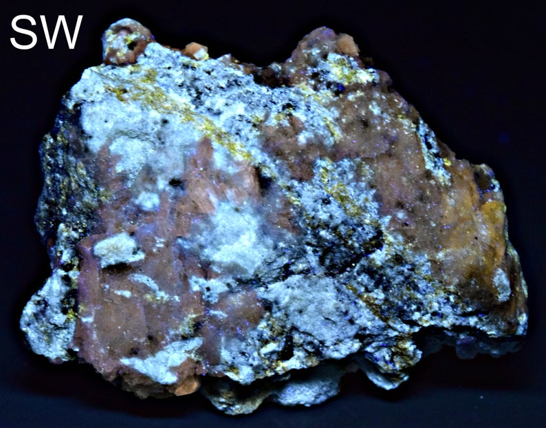 498 Gram Fluorescent Marialite Scapolite Crystal Specimen Combined With ...