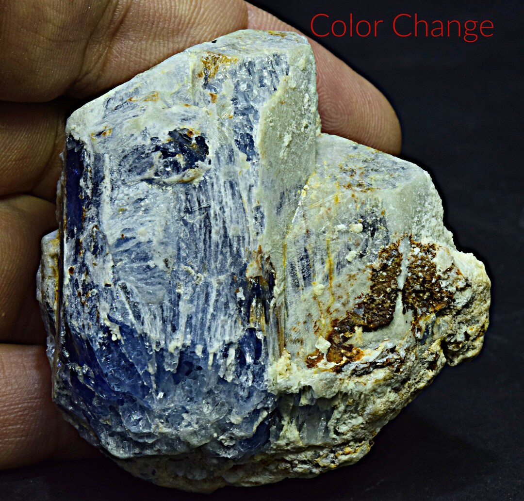600 Carat Fluorescent Color Change Scapolite Crystal W/pyrite From ...